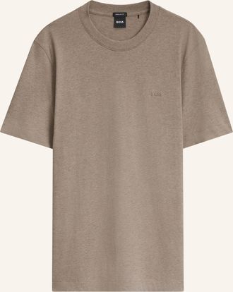 HUGO BOSS T-Shirt Thompson 01 Regular Fit braun