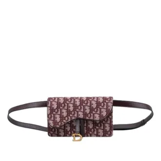 Dior Pre-owned Canvas G&uuml;rteltasche - - Pre-owned - Damen - Rot - ONE SIZE