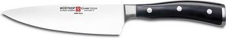 W&uuml;sthof Kochmesser 16 cm Klinge, Classic Ikon (4596-7/16), Scharfes K&uuml;chenmesser, optimale Balance durch Doppelkropf