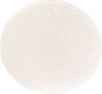 Casa Nova LED-Deckenleuchte - Ø 29,5 cm - Weiß - Eisen - Kunststoff - Sternenhimmel