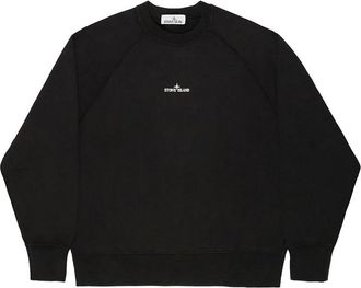 Stone Island Pull Col Rond - Noir