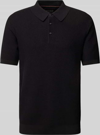 Scotch & Soda Regular Fit Poloshirt mit Strukturmuster