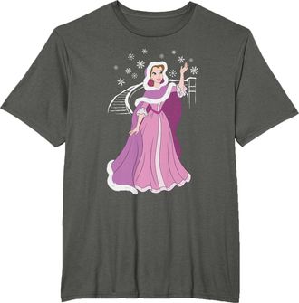 Disney Princess Belle Winter Wonderland Holiday T-Shirt