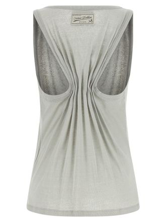 Victoria Beckham Womens Gray Cotton Tank Tops