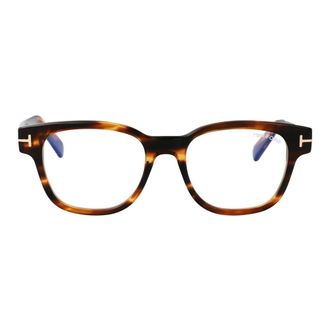 Tom Ford Homme, Accessoires, Brun, Taille: 52 MM Lunettes Optiques Modernes Ft5977-B