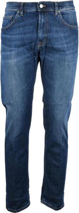 Dondup Homme, Jeans, Bleu, Taille: W33 Icon Zip Jeans