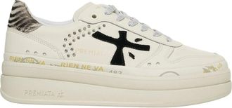 Premiata Low-Top Sneaker - Sneakers Micol - Gr. 36 (EU) - in Weiß - für Damen