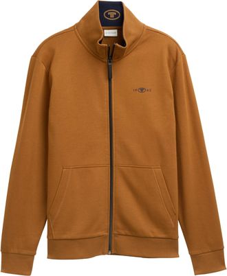 Tom Tailor Herren 1045645 Sweatshirt, 25985 - Deep Cognac, XS EU