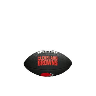 Wilson Unisex-Youth Mini Nfl Team Soft Touch Ball, Schwarz, MINI EU