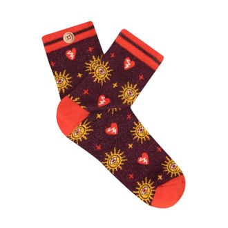 Cabaia Nahtlose Socken mit Muster - - Underwear - unisex - Braun - ONE SIZE