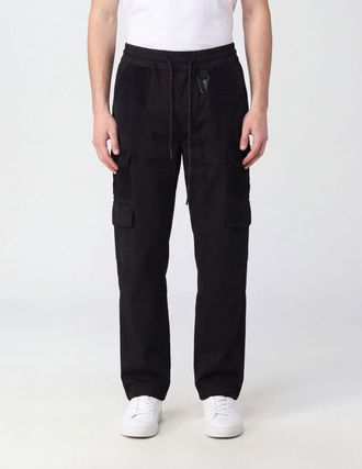 Mauna Kea Pantalon cargo en coton avec taille &eacute;lastiqu&eacute;e &agrave; cordon de serrage
