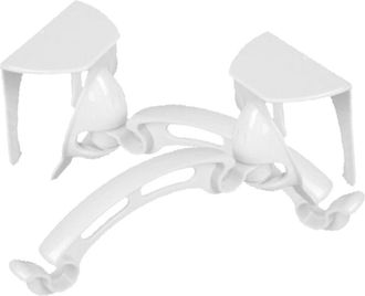 Artibetter 2 St&uuml;ck Wandmontierter M&uuml;llbeutelhalter Faltbar Platzsparend f&uuml;r K&uuml;che Sp&uuml;le und Arbeitsplatte Stabiler Abfallbeutelhalter f&uuml;r Saubere und Ordentliche