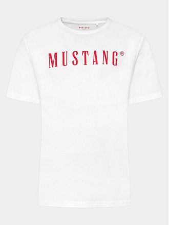 Mustang Jeans Mustang T-Shirt Austin 1014695 Wei&szlig; Regular Fit