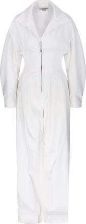 Victoria Beckham Femme, Combinaisons et Ensembles, Blanc, Taille: 34 FR Jumpsuits