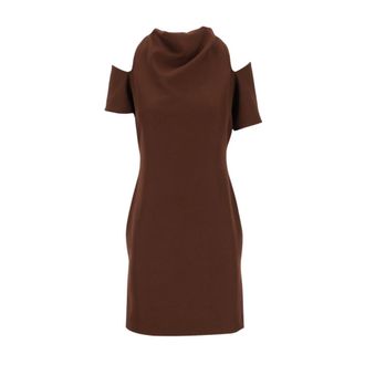 Federica Tosi Short Robes - Femme - Robes - Brun - Taille: 38 FR