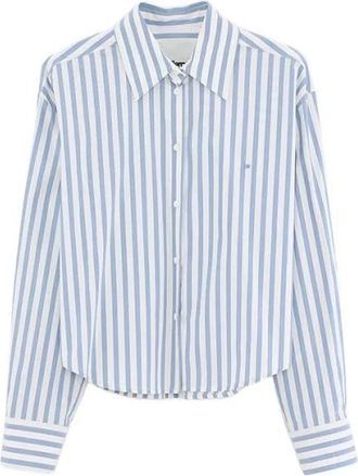 Bellerose Femme, Blouses et Chemises, Bleu, Taille: 36 FR Johan Shirt