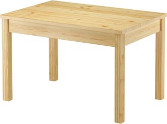Erst-Holz Tisch 75x120 Esstisch Massivholz Beine Rille Senkrecht 90.70-51C