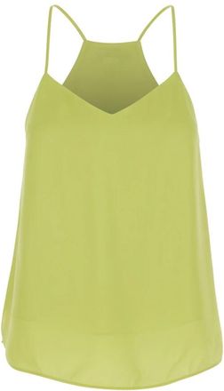 Twinset Femme, Tops, Vert, Taille: 40 FR Top sans manches