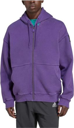 adidas Homme, Sweatshirts et sweats &agrave; capuche, Violet, Taille: XL EQT Fleece Full-Zip Sweat &agrave; capuche