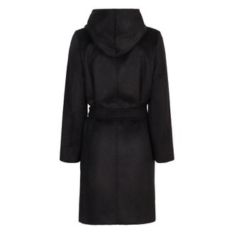 Max Mara Virgin Wool Coat - Black