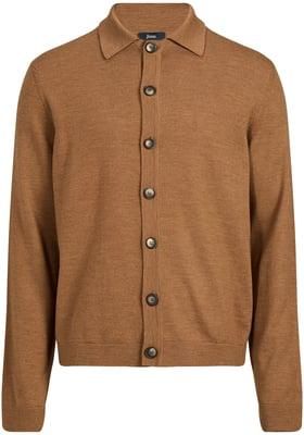 Herno Cardigan boutonn&eacute; droit en laine