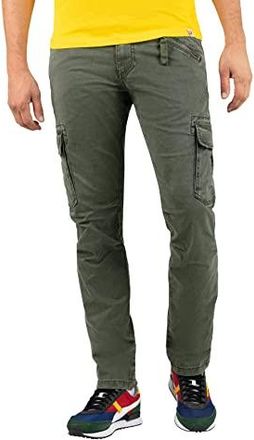 Timezone Pantalon de Loisirs Regular Bentz pour Homme, Bois dolive, 36W x 34L