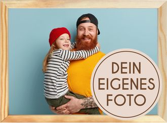 Wackadoo Bilderrahmen mit eigenem Foto - Poster mit Wunschmotiv - Personalisierte Geschenke - Wunschmotiv - eigenes Bild mit Rahmen - eigenes Foto (Natur, 13 x