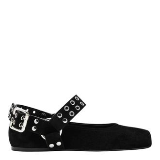 Alaia Ballerina Punta Tonda - - Shoes - Damen - Schwarzk - 36 EU