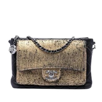 Chanel Sac bandouli&egrave;re vintage doccasion - Femme - Pre-owned - Jaune - Taille: ONE Size