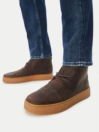 Clarks Schn&uuml;rschuhe Boxbee Desert 26328235 Braun