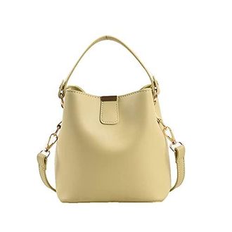 Generic Sac &agrave; bandouli&egrave;re en cuir pour femme, sac &agrave; main Hobo de taille moyenne, sac &agrave; main tendance avec poign&eacute;e sur le dessus, Vert, Medium