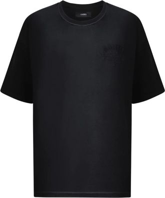 Amiri Homme, Tops, Noir, Taille: S T-shirt en coton