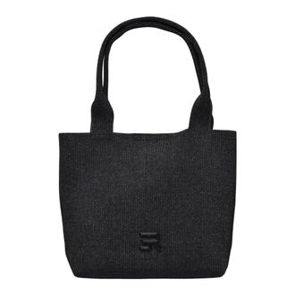 Ermanno Scervino Femme, Sacs, Noir, Taille: ONE Size Tote Knit Lurex