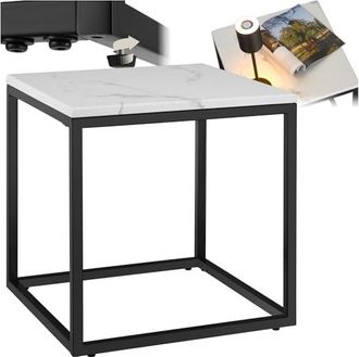 TecTake Table Basse Carr&eacute; Table de Chevet Design Moderne Bout de canape Meuble dappoint pour Salon, Chambre, Bureau, Dressing, Tables de Nuit, Entr&eacute;e