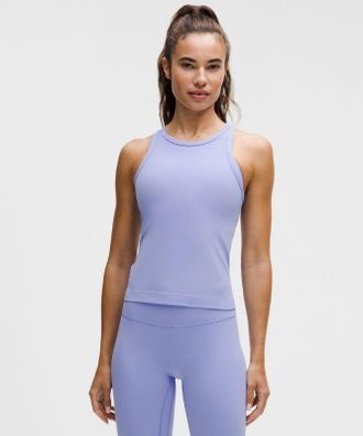 lululemon Débardeur dos nageur Align longueur taille pour Femmes - Violet/Pastel - Taille 0