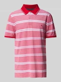 Fynch-Hatton Regular Fit Poloshirt mit Label-Stitching