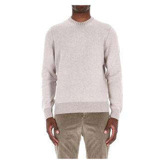 Barba Rundhalspullover aus Wolle-Viskose-Kaschmir - - Knitwear - Herren - Rosa - M