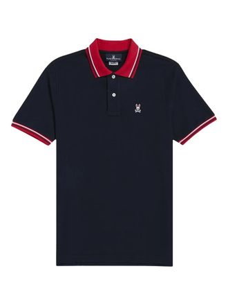 Psycho Bunny polo en coton - Bleu