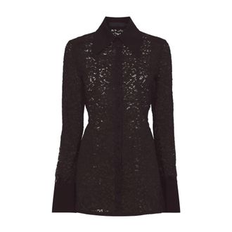 Proenza Schouler Bluse mit floraler Spitze - - Blouses & Shirts - Damen - Schwarzk - XS