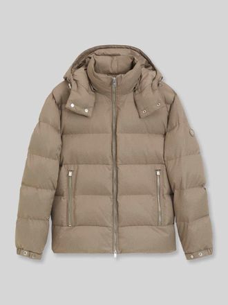 HUGO BOSS Regular Fit Daunenjacke mit abnehmbarer Kapuze