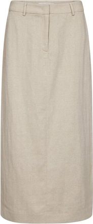 Co'Couture Femme, Jupes, Beige, Taille: 42 FR Midi Skirt