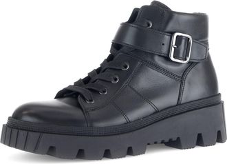 Gabor Damen Schnürstiefeletten, Frauen Stiefeletten,Best Fitting,Winterstiefeletten,Winterschuhe,gefüttert,Boots,Stiefel,schwarz,37.5 EU / 4.5 UK