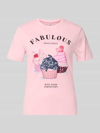 Only Shaped Fit T-Shirt aus reiner Baumwolle Modell KITA