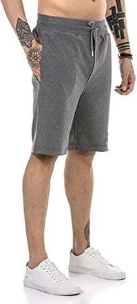 Red Bridge Short pour Homme Jogger Sweat-Pants Pantalon Court Bermuda Gris foncé XXL