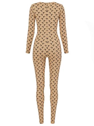 Marine Serre Suit Moon Jumpsuit - Beige
