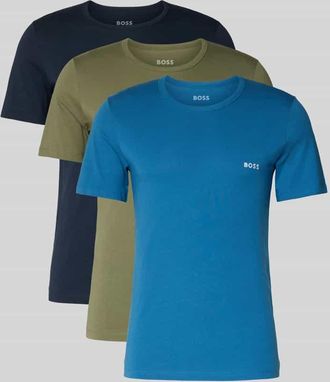 HUGO BOSS Regular Fit T-Shirt Set aus reiner Baumwolle im 3er-Pack