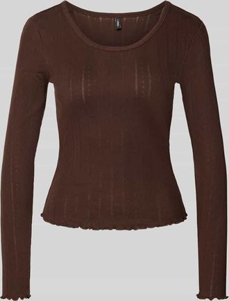 Only Slim Fit Langarmshirt mit Baumwoll-Anteil Modell TENNA