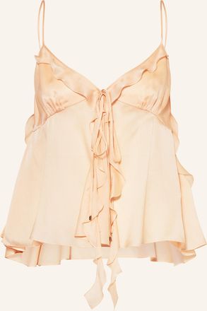 Chloé Blusentop Aus Seide rosa