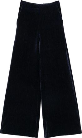 Forte_Forte Casual Hose - Dunkelblau