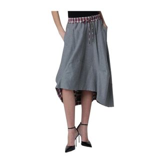 Vivienne Westwood Femme, Jupes, Gris, Taille: 36 FR Aerodrome Skirt
